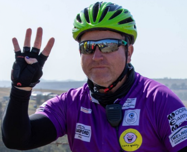 Simon says thanks to a charity that supported him through tough times ...