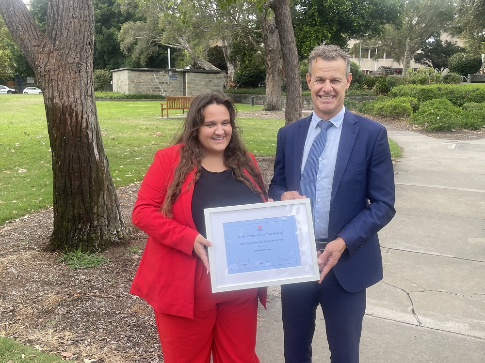 'Trailblazer' Sarah Williams wins Newcastle Local Woman of the Year award | Newcastle Weekly