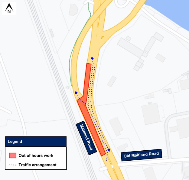 Work continues on M1 Pacific Motorway extension, Hexham Straight ...