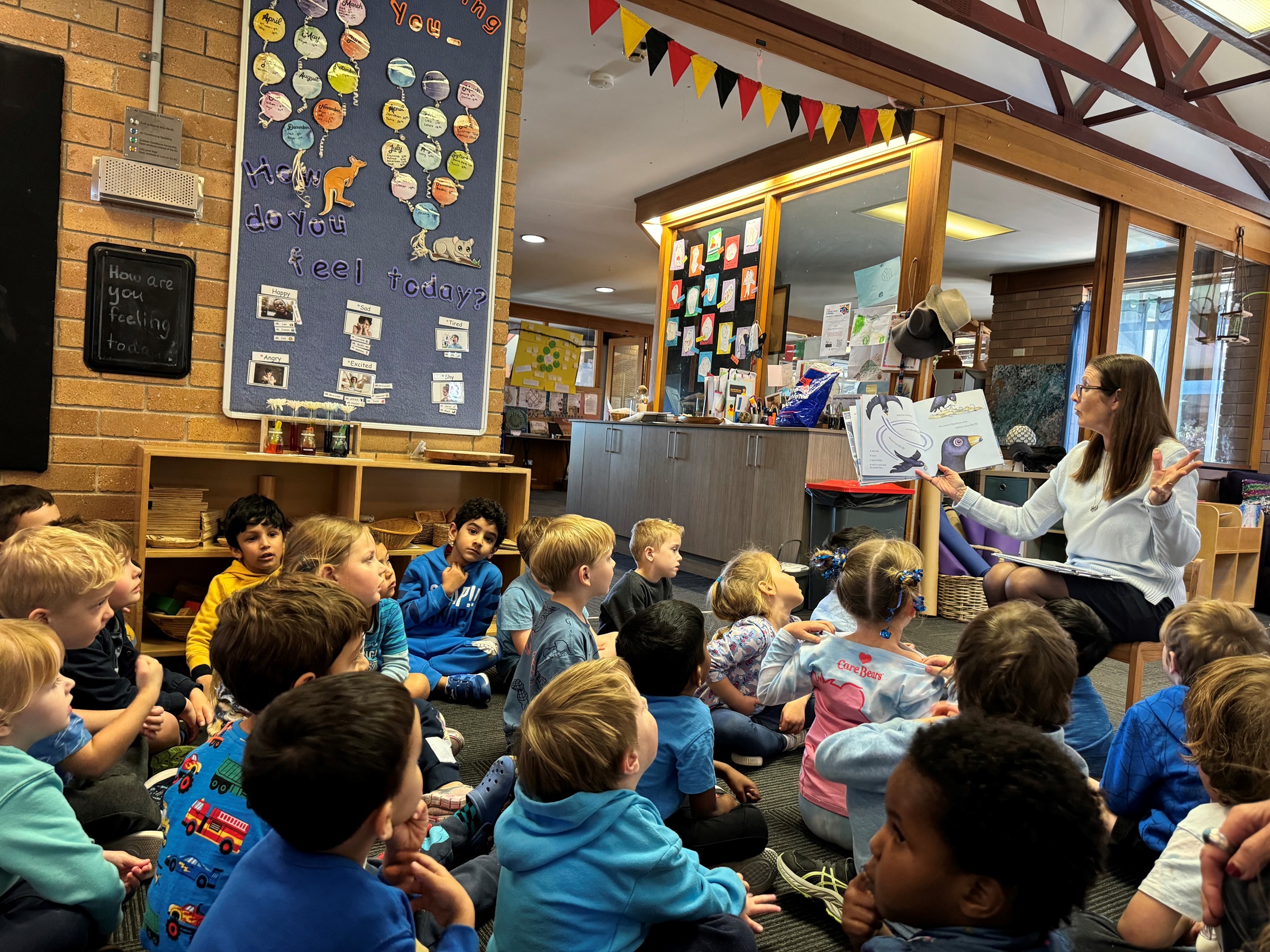 No sign of children feeling 'blue' at Waratah Public Preschool ...