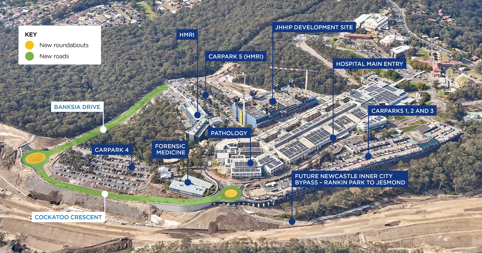 New roads set to open in John Hunter Health and Innovation Precinct ...
