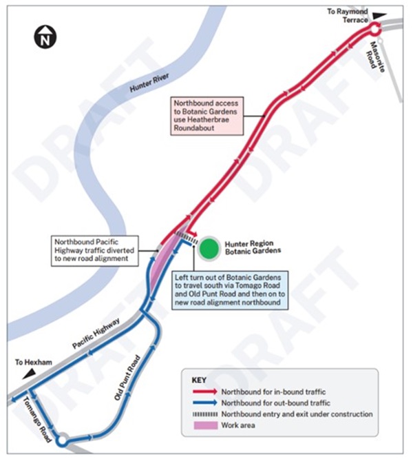 TfNSW work underway at Wallsend roundabout | Newcastle Weekly