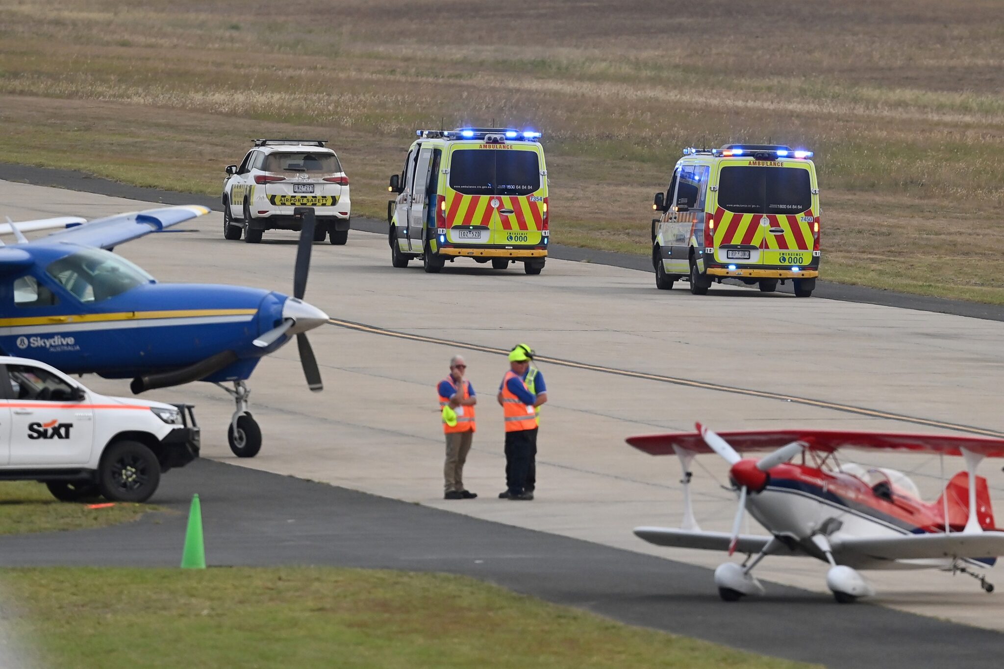 Champion local pilot Glenn Collins stable after shock airshow crash ...