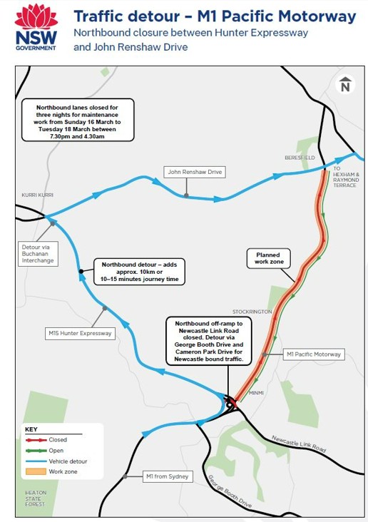 M1 Pacific Motorway focus of maintenance work | Newcastle Weekly