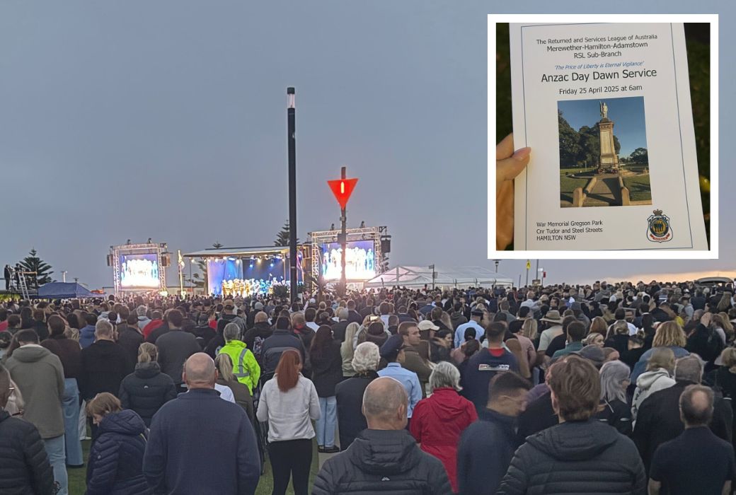 Thousands gather for Anzac Day dawn service | Newcastle Weekly