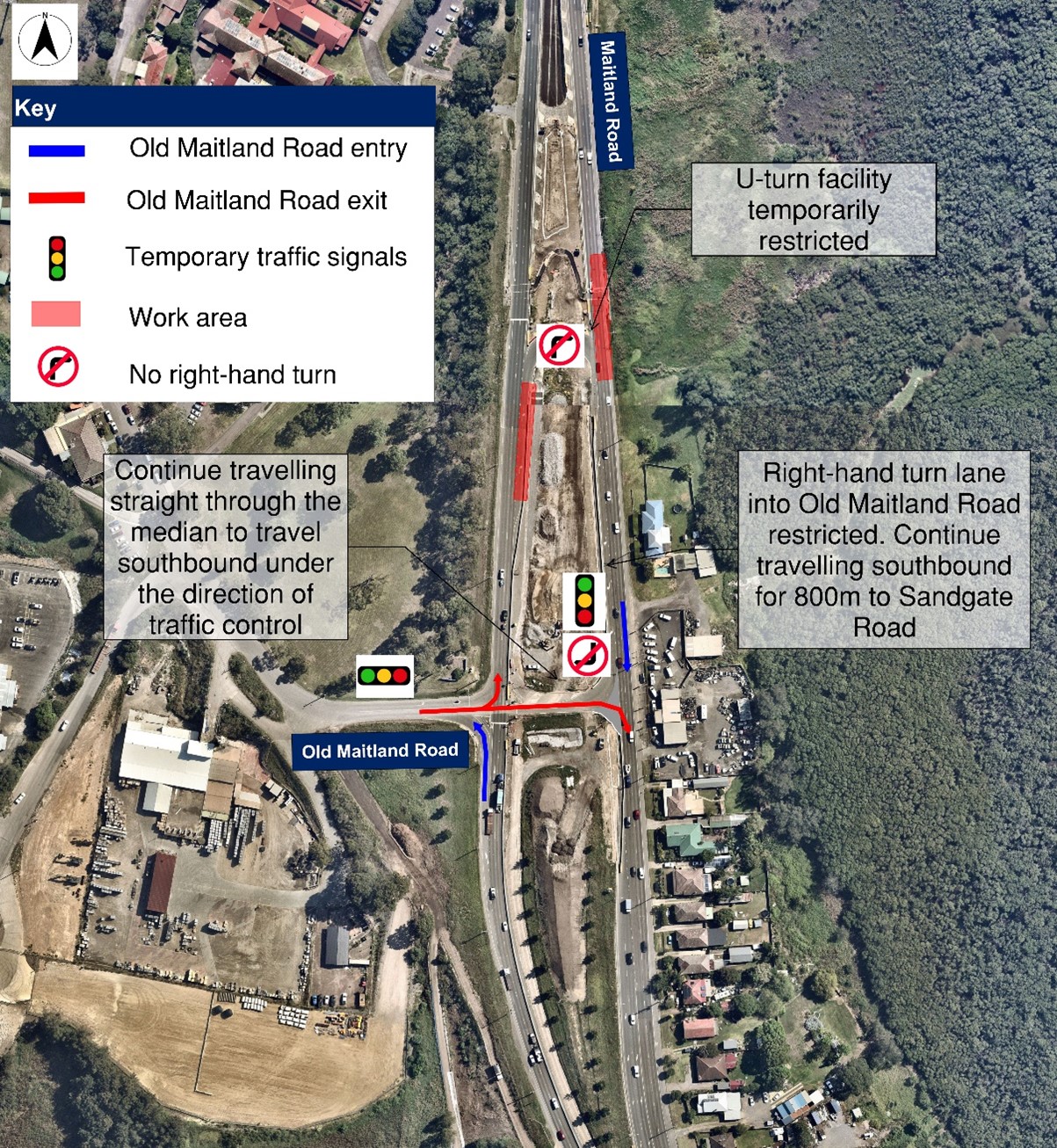 Traffic conditions to be changed on Maitland Road at Hexham | Newcastle ...