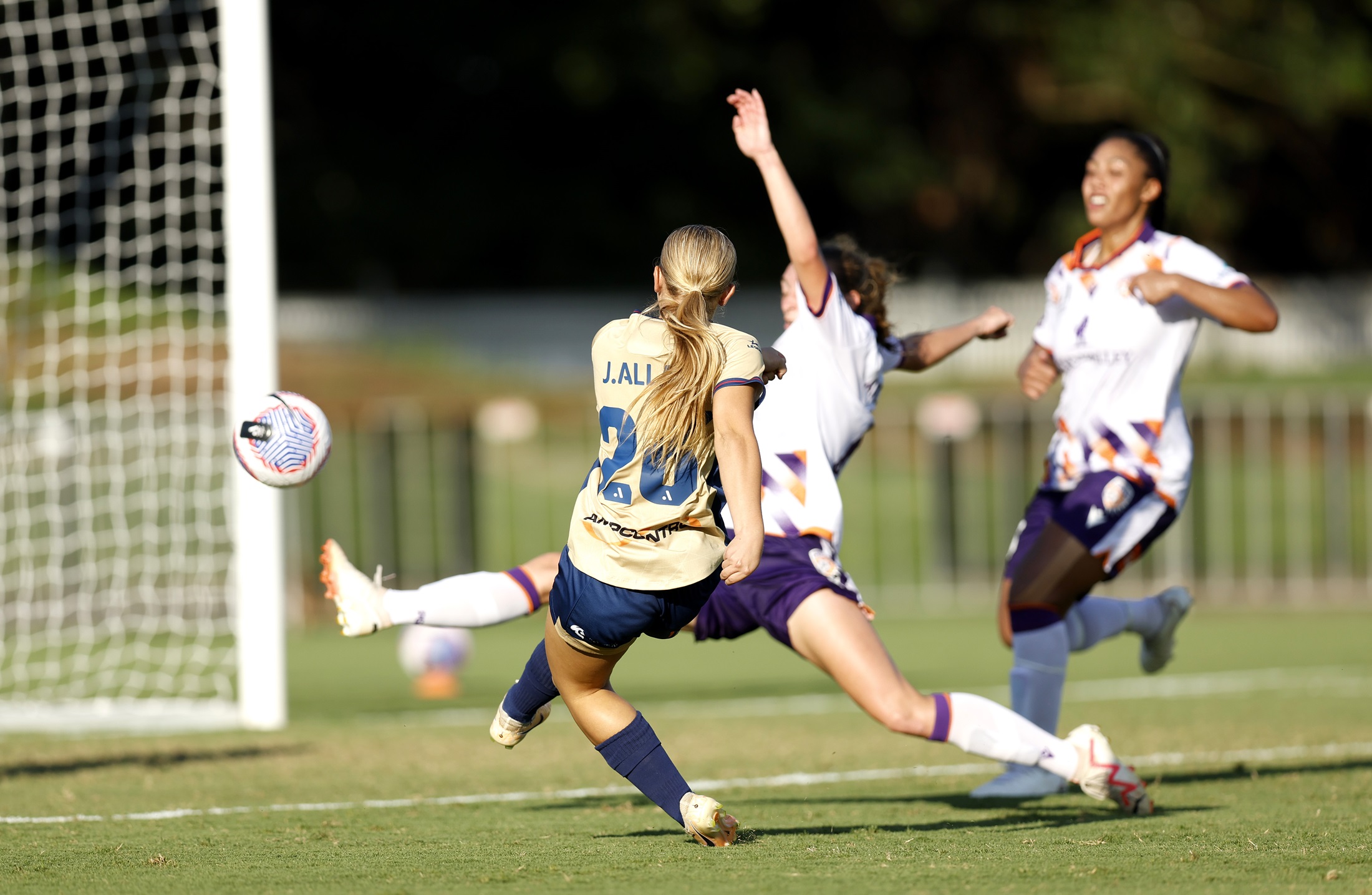 Local junior Josie Allan on the ball at Jets | Newcastle Weekly