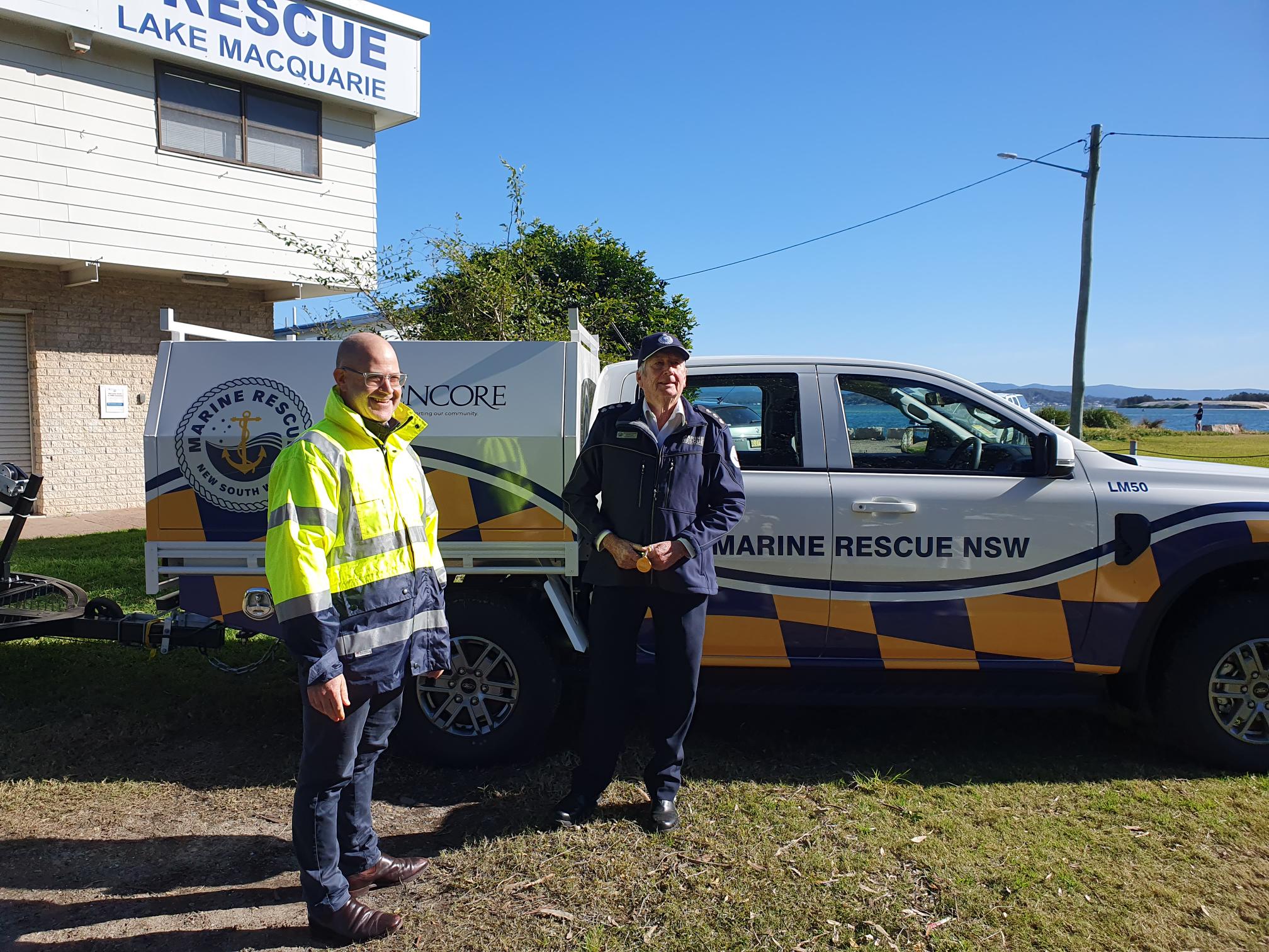 New emergency vehicle boosts Marine Rescue capabilities in Lake Mac ...