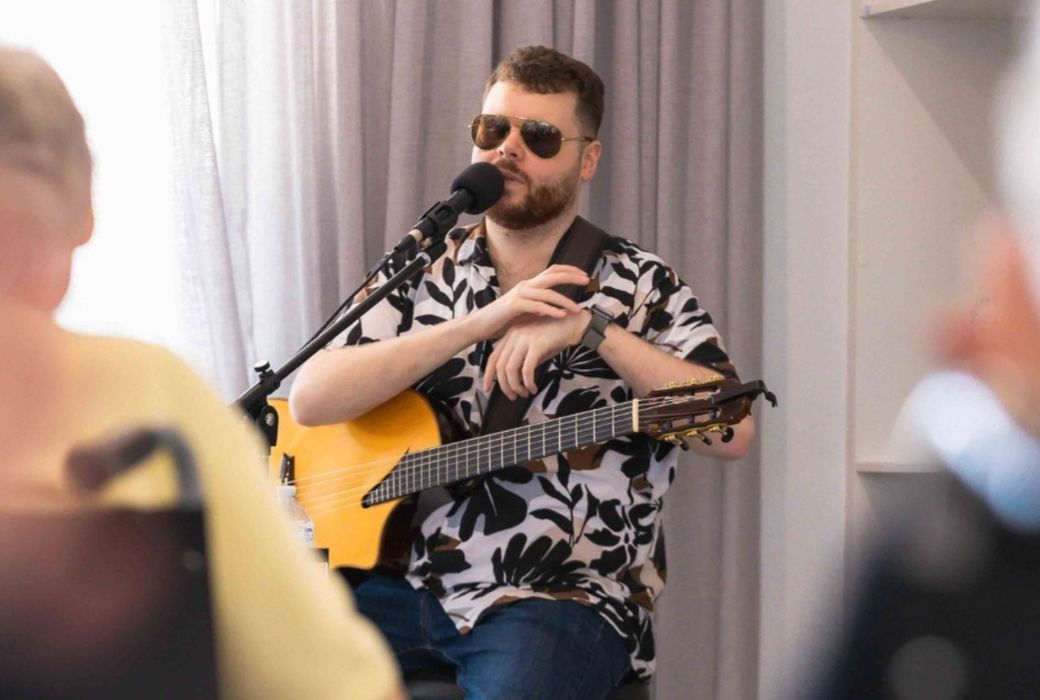 Blind Newcastle musician calls for fairer access