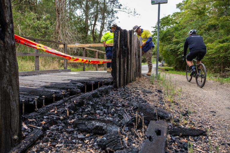 Vandals force closure of Fernleigh Track bridge | Newcastle Weekly